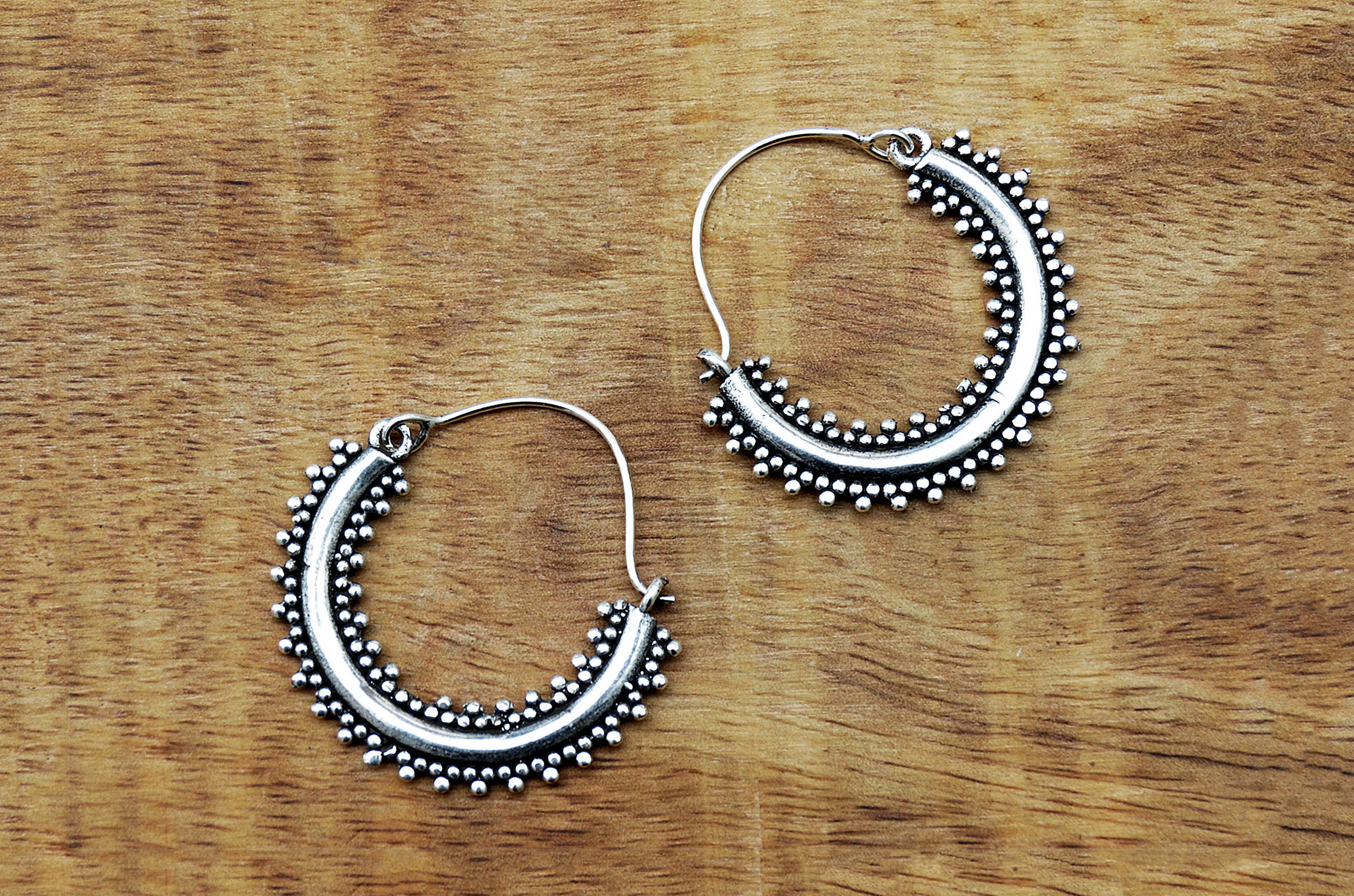 Gypsy Creole Earrings Indian Hoop Earrings Ethnic Tribal | Etsy