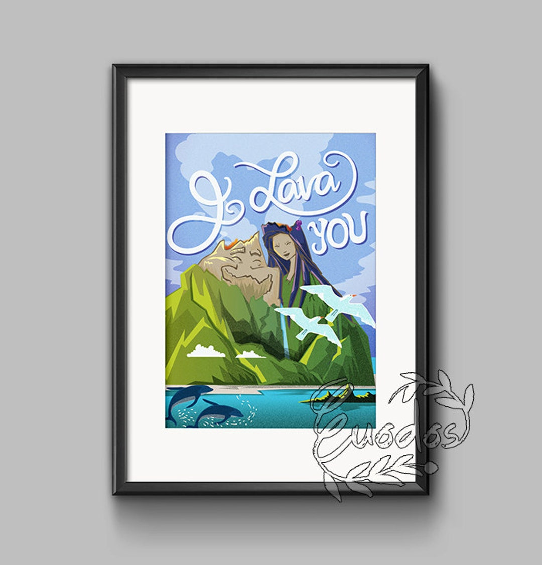 I Lava You Wall Art Printable, Instant Download by Euodos - Etsy