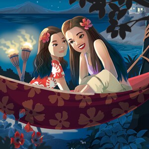 Lilo and Nani Flower - Etsy