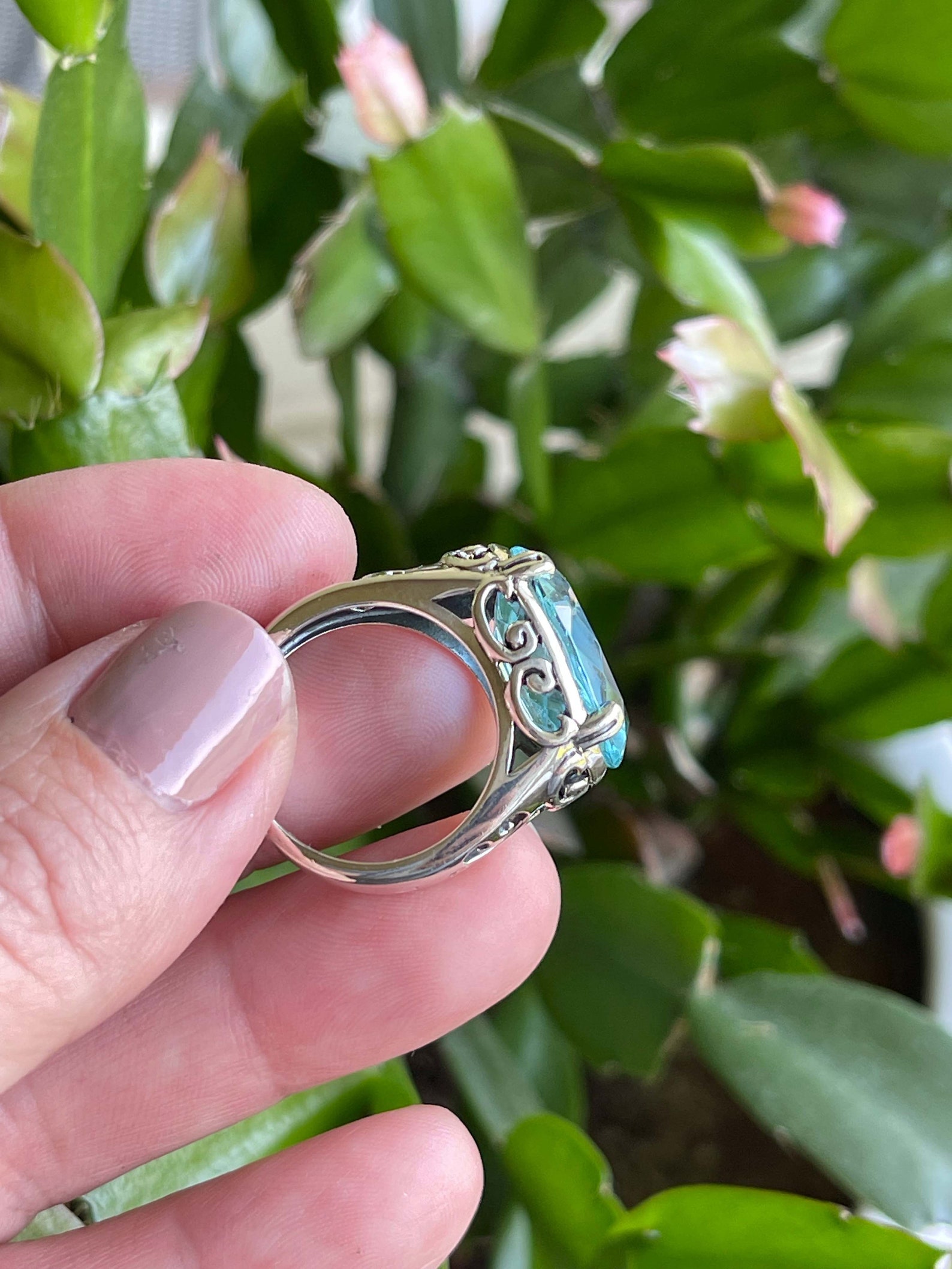 SILPADA Sterling Silver "blue Cove" Ring, R2387, Size 6.75, Free Gift ...