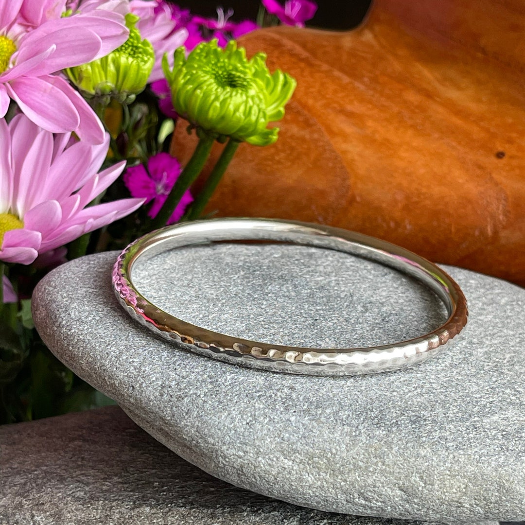 SILPADA Sterling Silver Hammered Bangle Bracelet, B1482, Free Gift Wrap ...