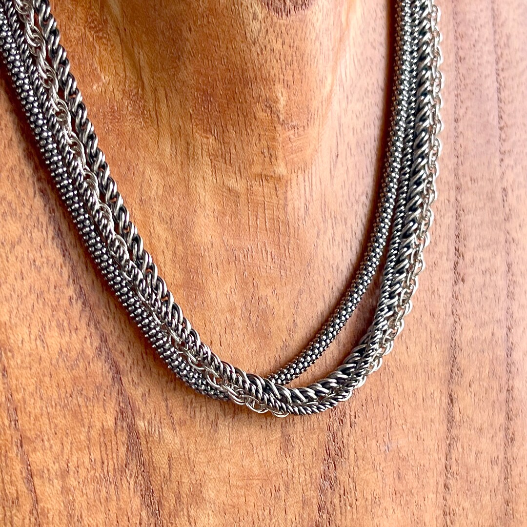 Silpada Sterling Silver 4 Strand Chain Necklace, N1719, Free Shipping ...