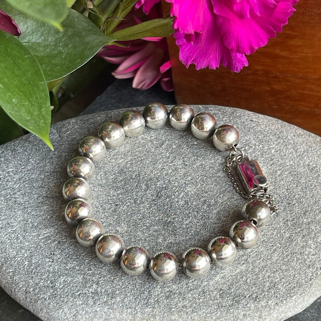 SILPADA Sterling Silver Beaded Bracelet With Box Clasp, B0471, Free ...