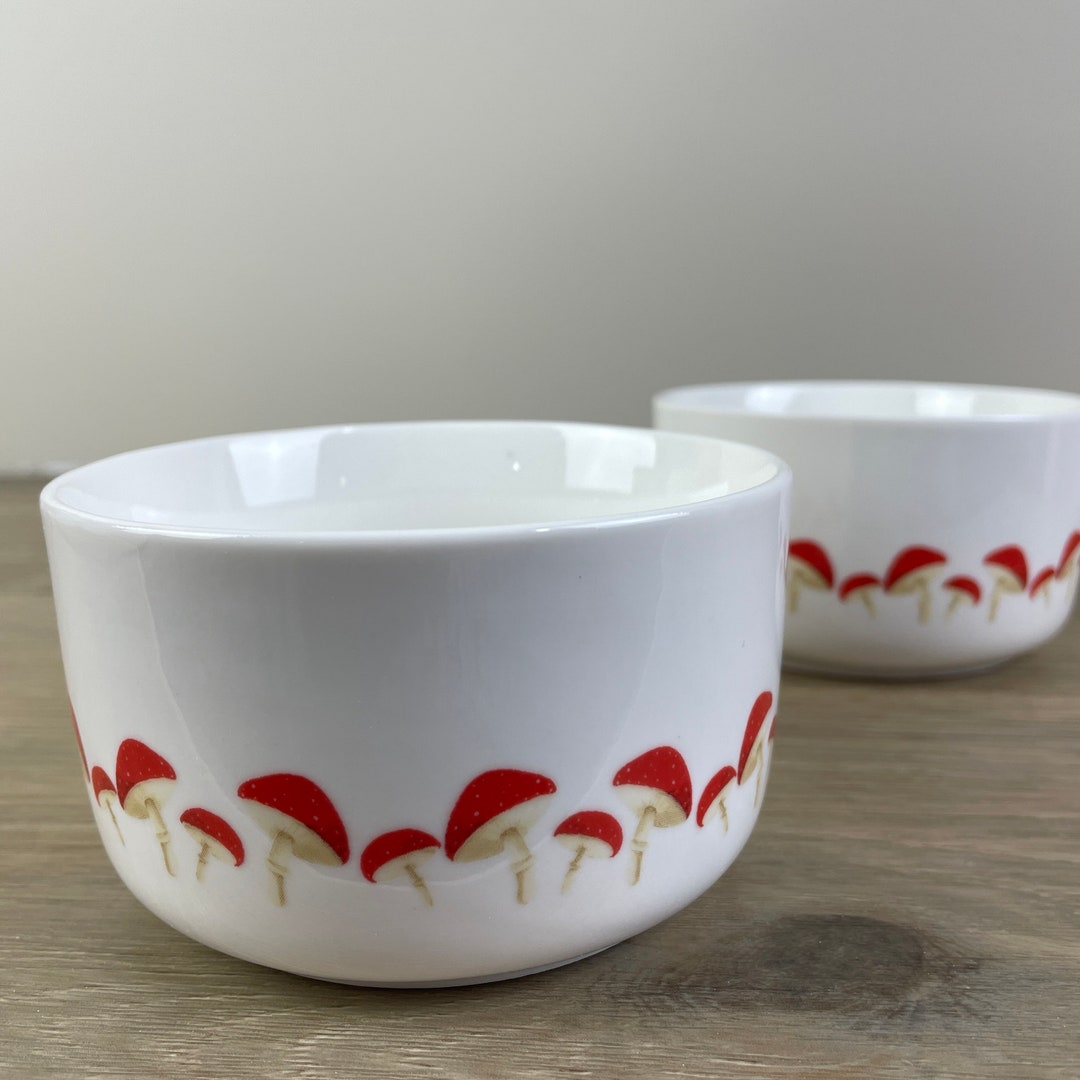 Set of 2 Mushroom Ramekins - Etsy