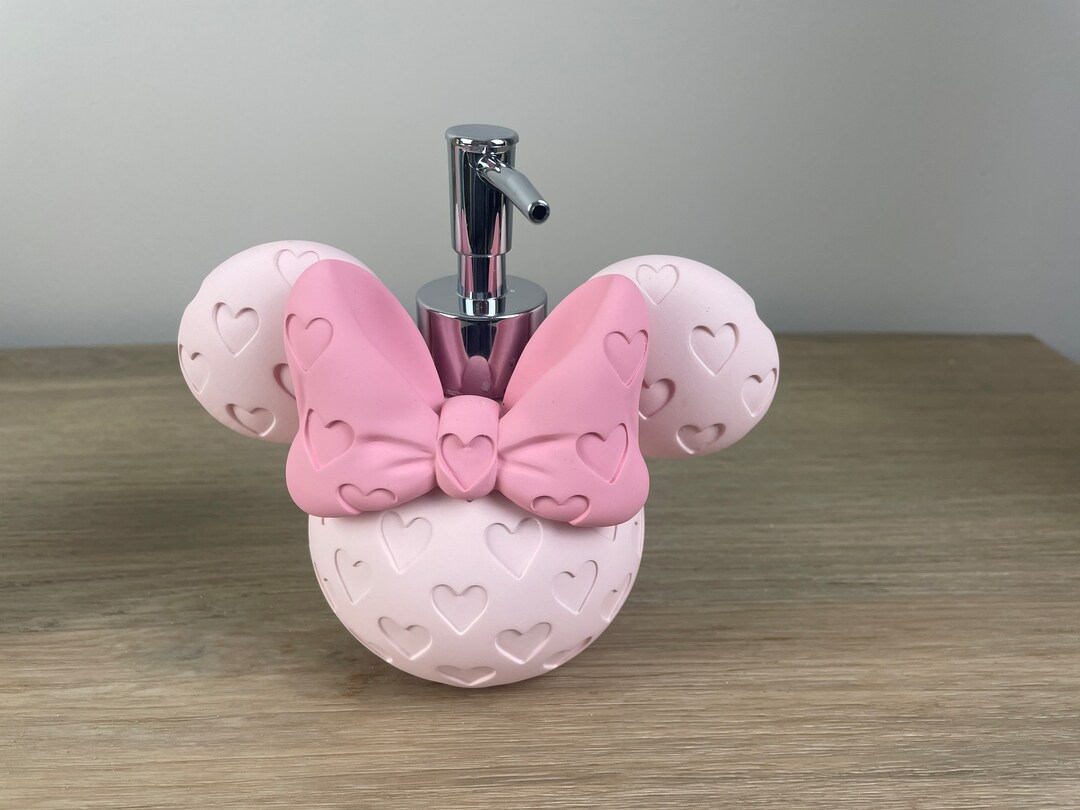 Minnie Mouse, Disney, Bathroom Decor, Hand Soap Dispenser, Lotion Pump ...