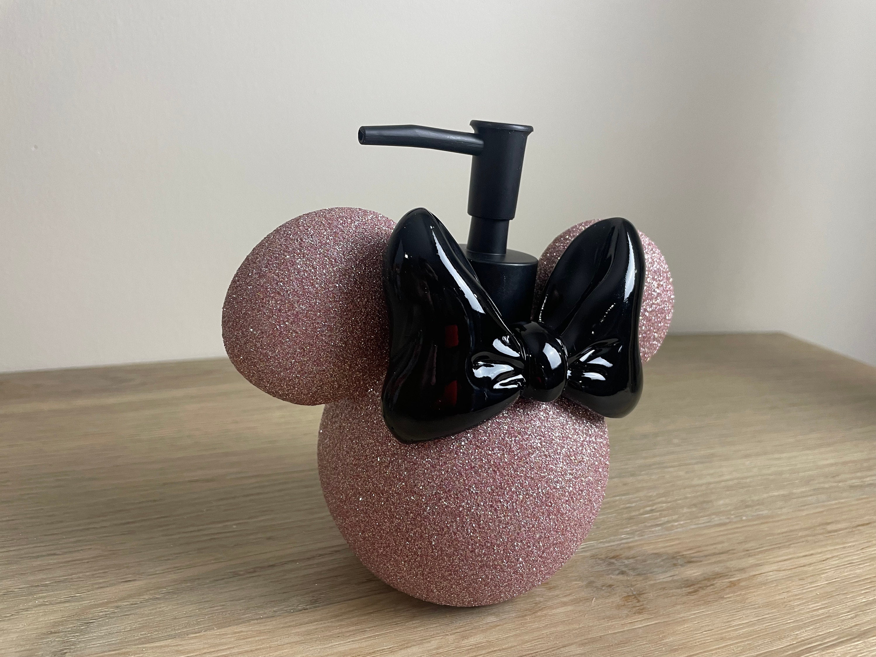 Pink Glitter Minnie Mouse Bathroom Decor, Hand Soap, Lotion, Disney - Etsy