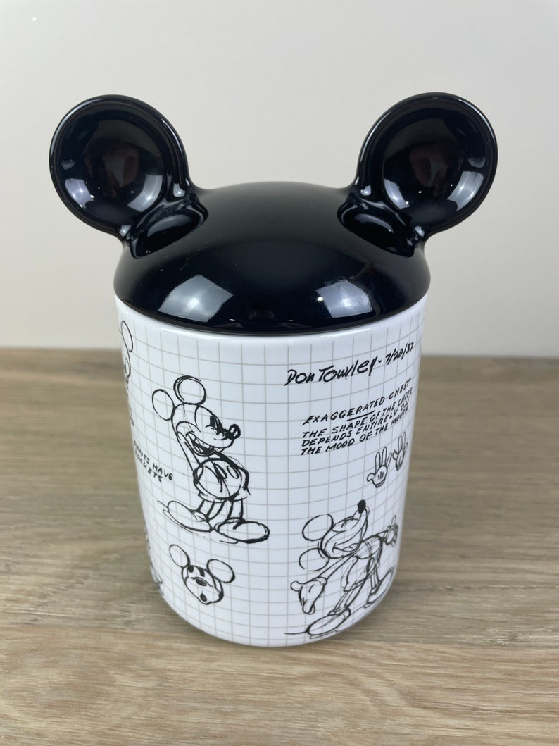 Mickey Mouse Cotton Ball/ Storage Container Bathroom Kitchen - Etsy