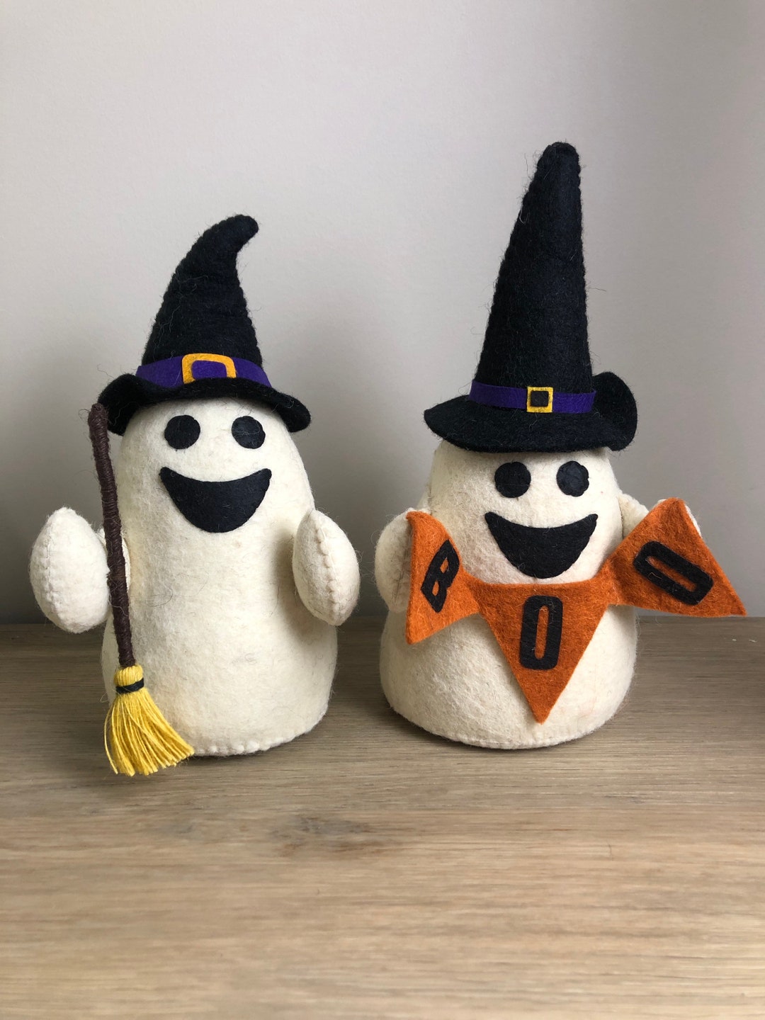 Felt Halloween Ghosts: Spooky Decor - Etsy