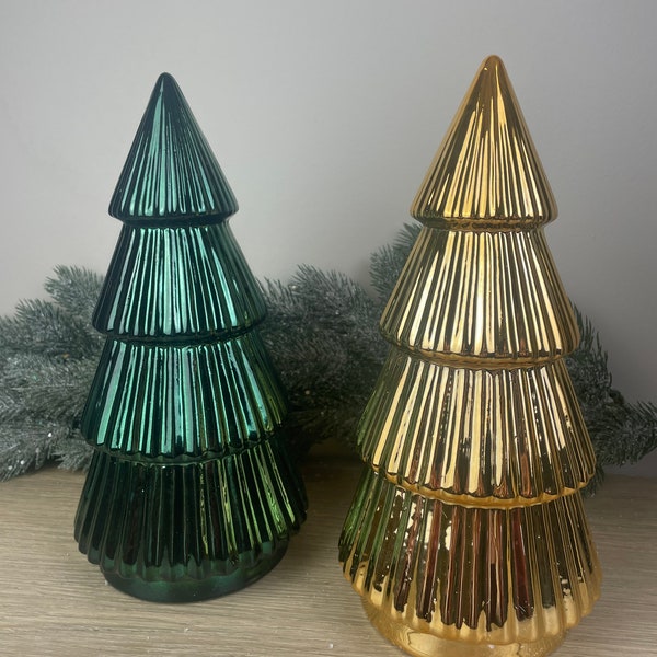 Tabletop Christmas Tree Glass - Etsy