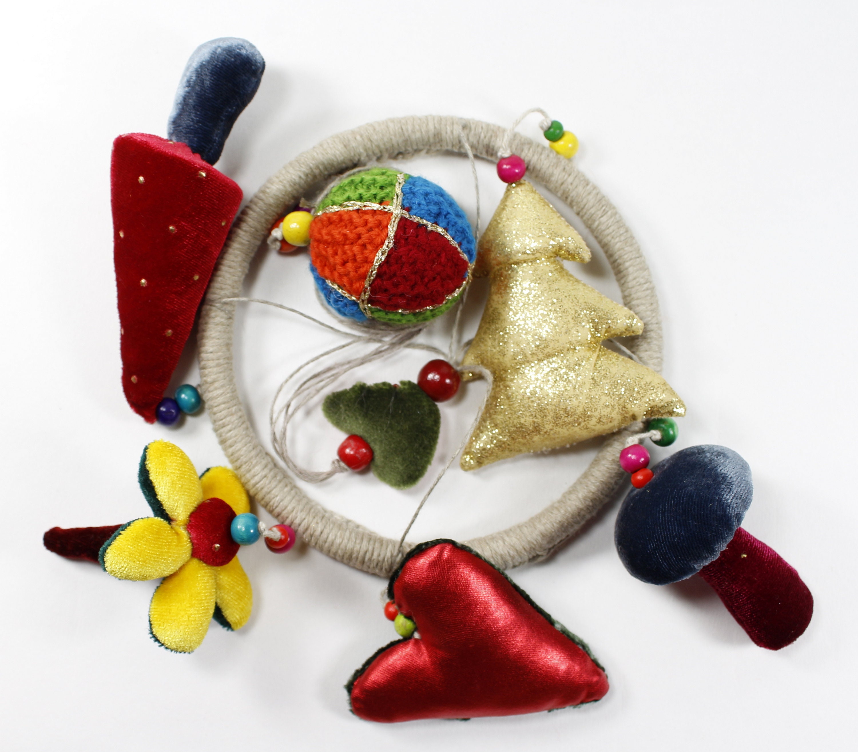 Baby Mobile Handmade Sewed Knitted - Etsy Sweden