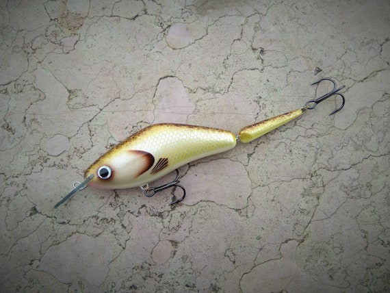 Handmade Jointed Custom Painted Wooden Fishing Lure 10cm | Etsy