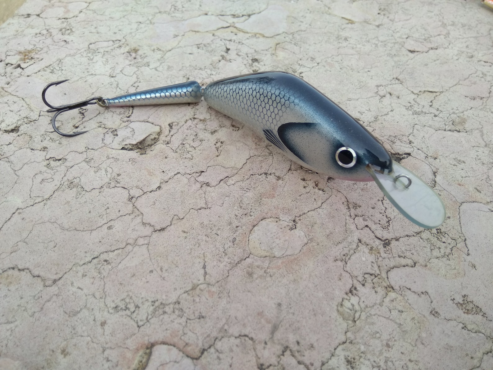 Custom Jointed Wooden Lure 10cm | Etsy