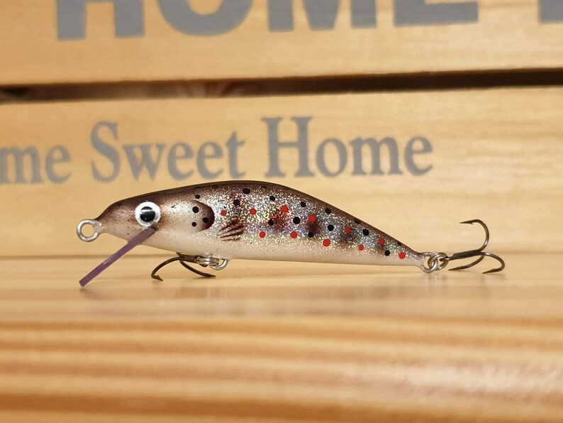 Shallow Running Lure Brown Trout 5.5cm - Etsy