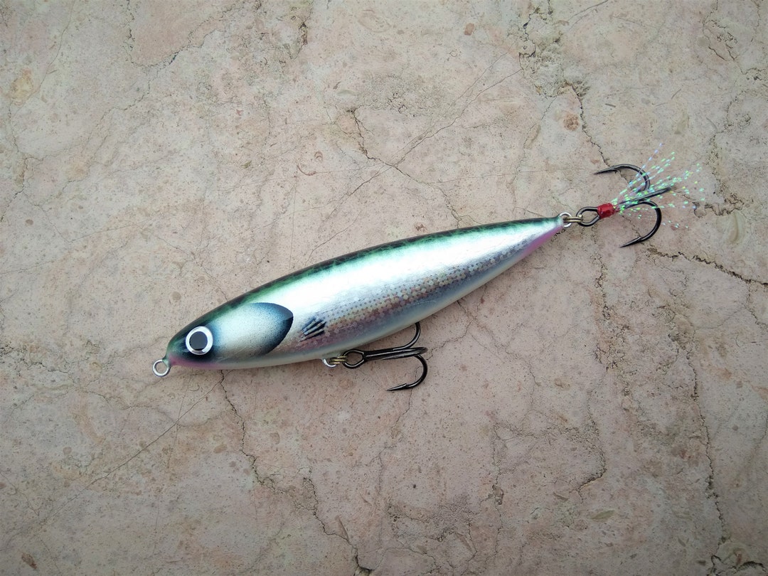 Top Water Fishing Lure Blue Gray 9cm/9g - Etsy
