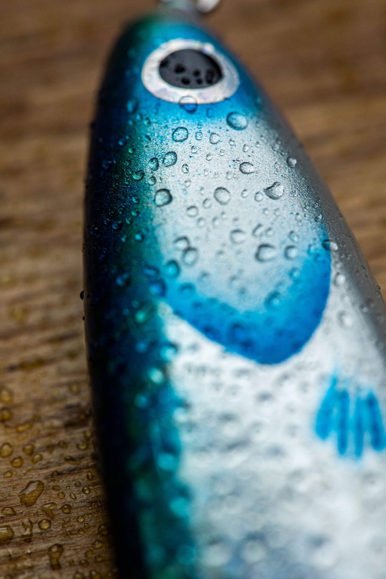 Top Water Fishing Lure Blue 9cm/9g | Etsy