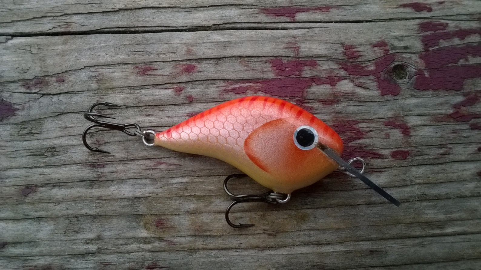 Wooden Fishing Lure Handmade Hand Painting Crankbait 4cm | Etsy