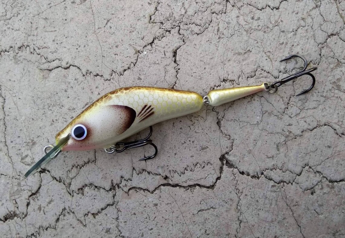 Custom Fishing Lure Handmade Wooden Crankbait - Etsy