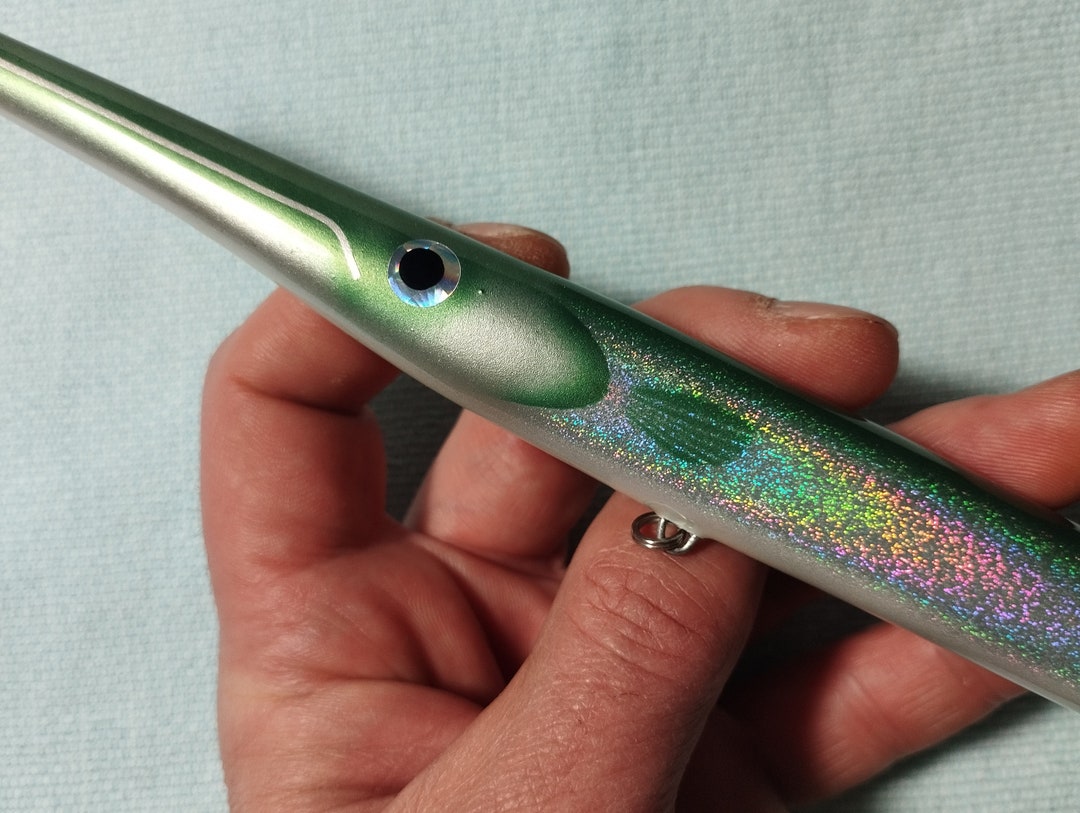 Spasm Needlefish Saltwater Fishing Lure Green 20cm/8inc - Etsy