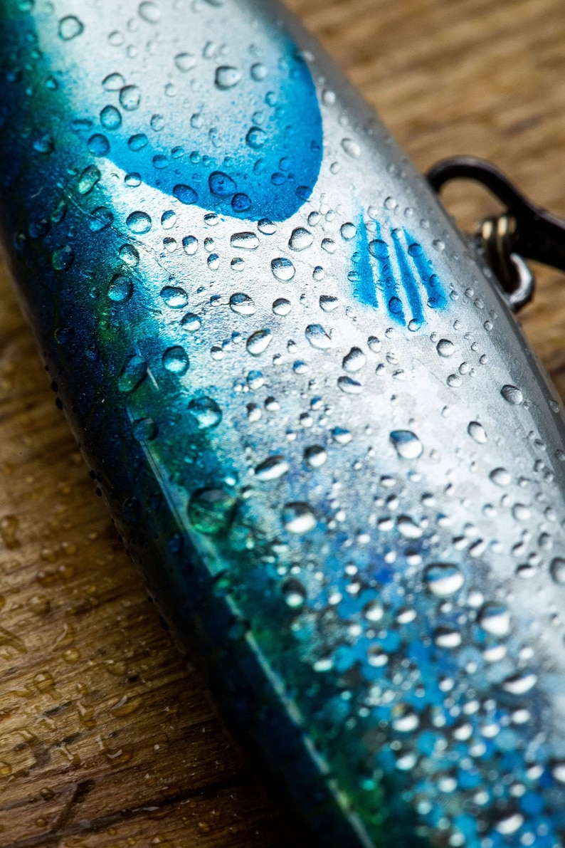 Top Water Fishing Lure Blue 9cm/9g | Etsy