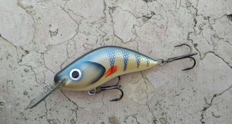 Perch Fishing Lure Handmade Custom Painted - Etsy