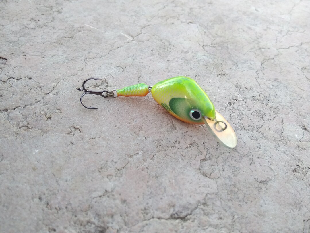 Smal Jointed Wooden Fishing Lure - Etsy