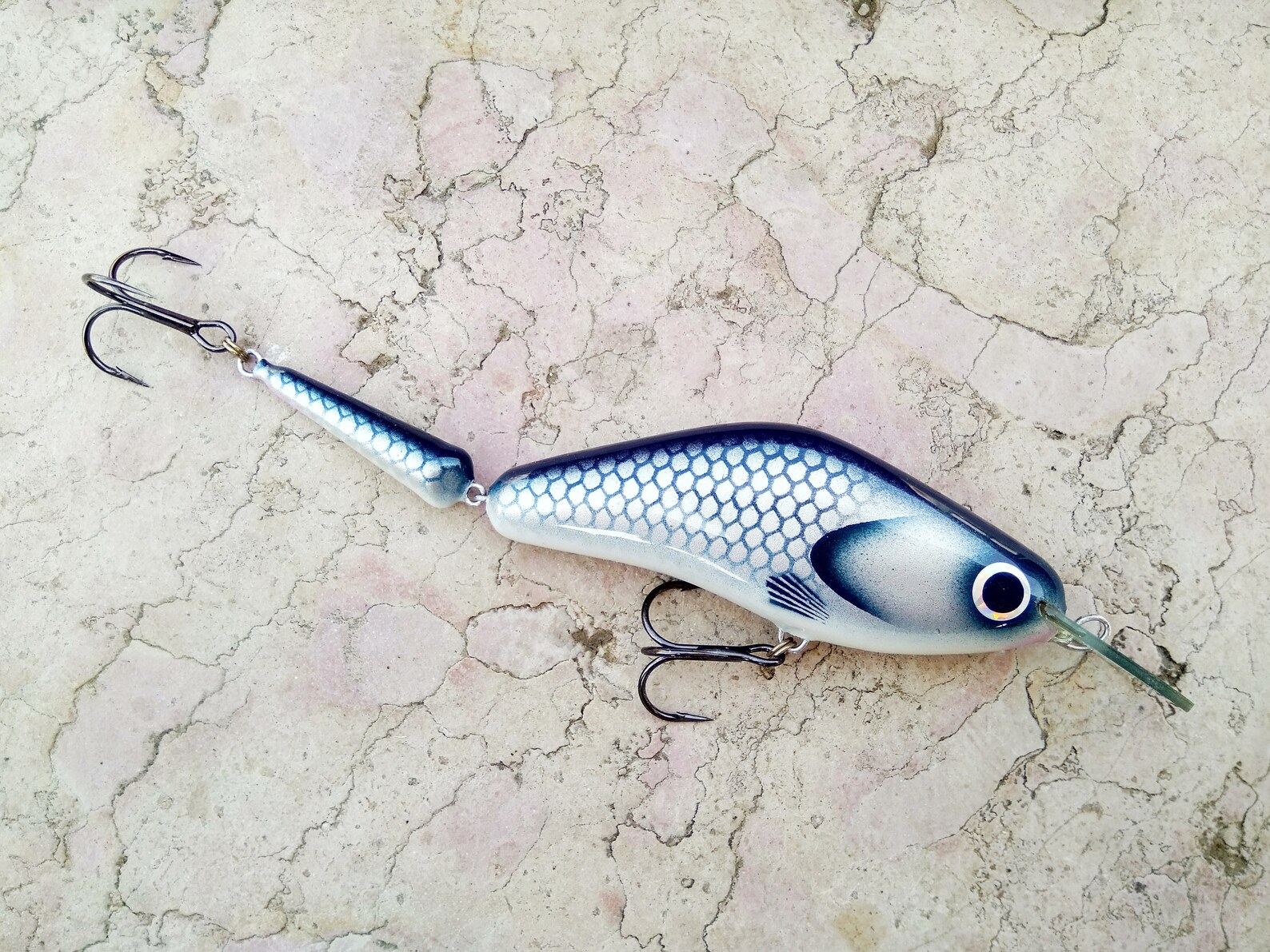 Custom Jointed Wooden Lure 10cm - Etsy