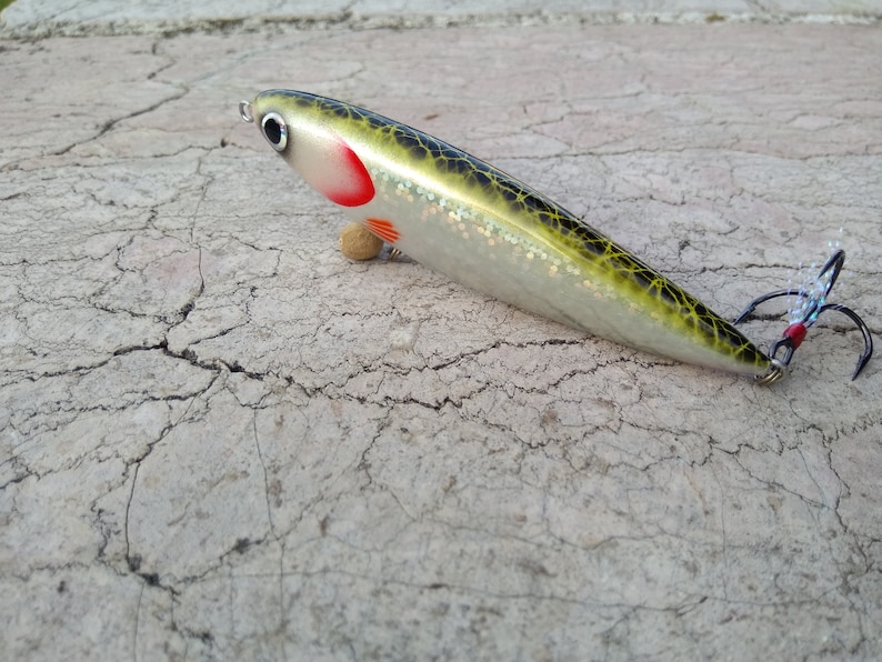 Top Water Fishing Lure Yellow 9cm/9g - Etsy