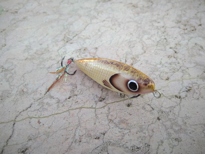 Surface Wooden Fishing Lure 6cm - Etsy