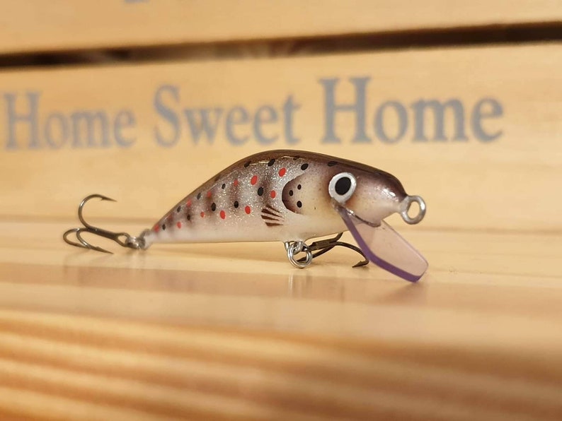 Shallow Running Lure Brown Trout 5.5cm - Etsy