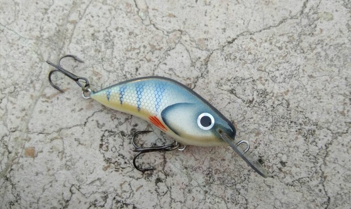 Perch Fishing Lure Handmade Custom Painted - Etsy