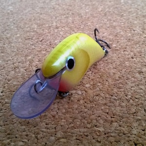 Fishing Lure Spasm Wobbler Lures / Handmade Out of Wood (wobblehead 4 ...