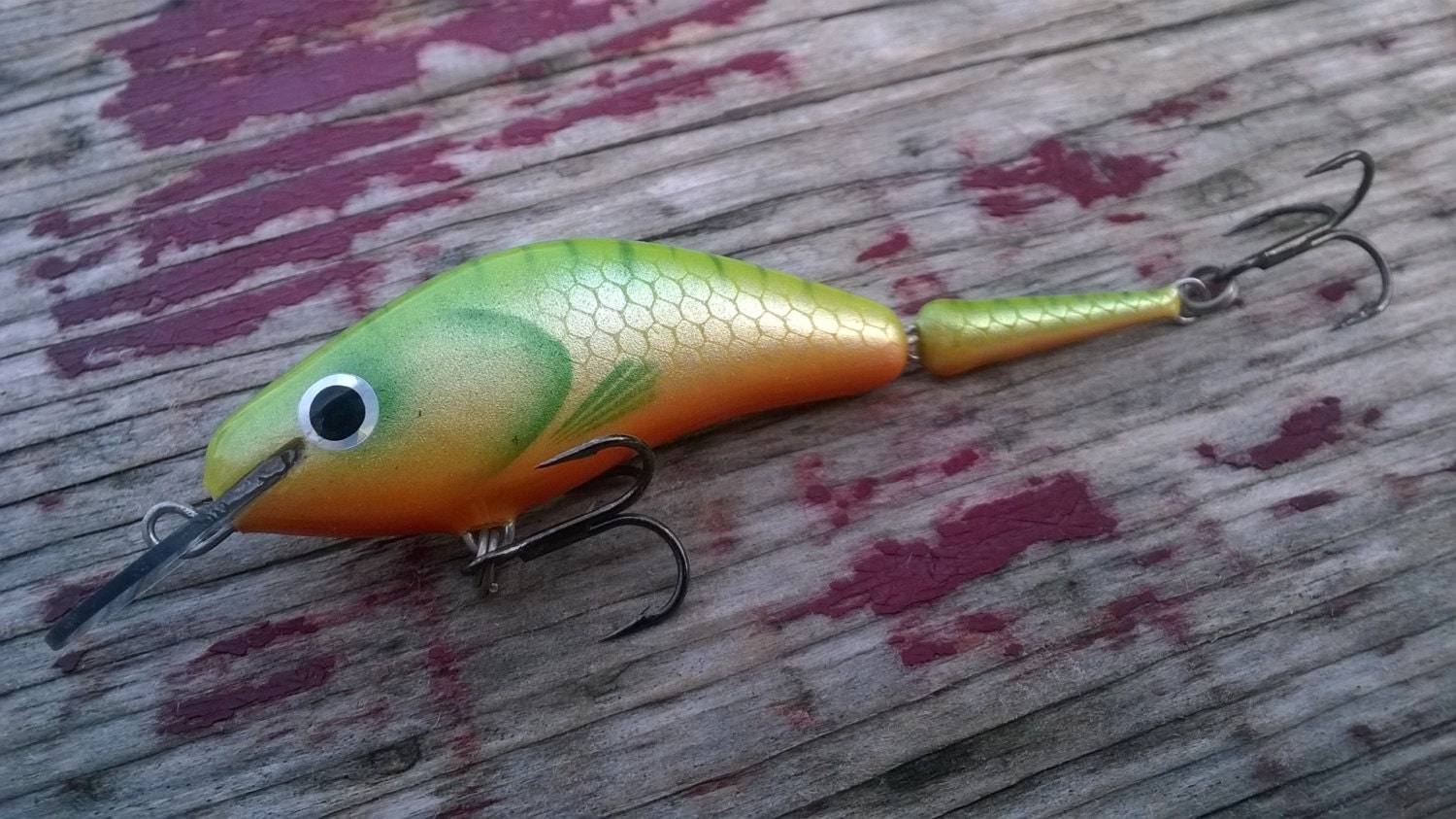 Jointed Fishing Lure Custom Wobbler 7cm/2.75 inch | Etsy