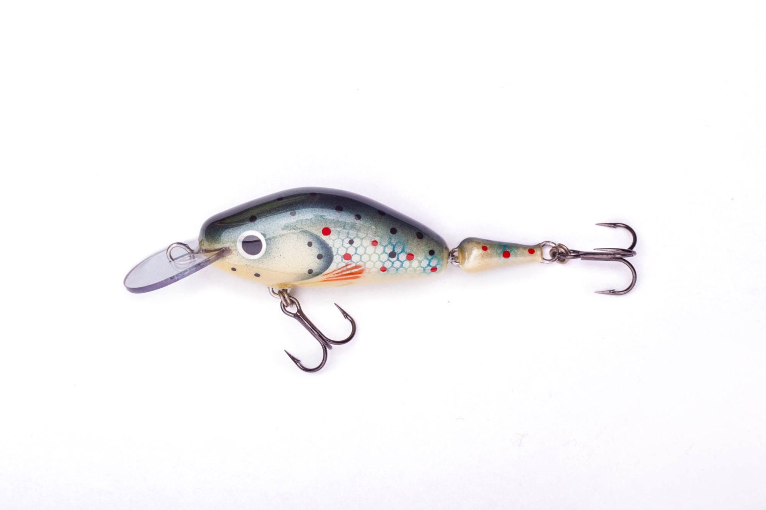 Custom Fishing Lure Brown Trout 4.5cm 2 Inches - Etsy
