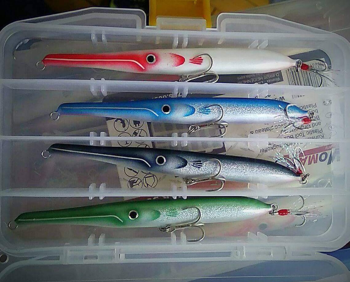 Saltwater Handmade Lure Needlefish Blue 10cm 4inch - Etsy