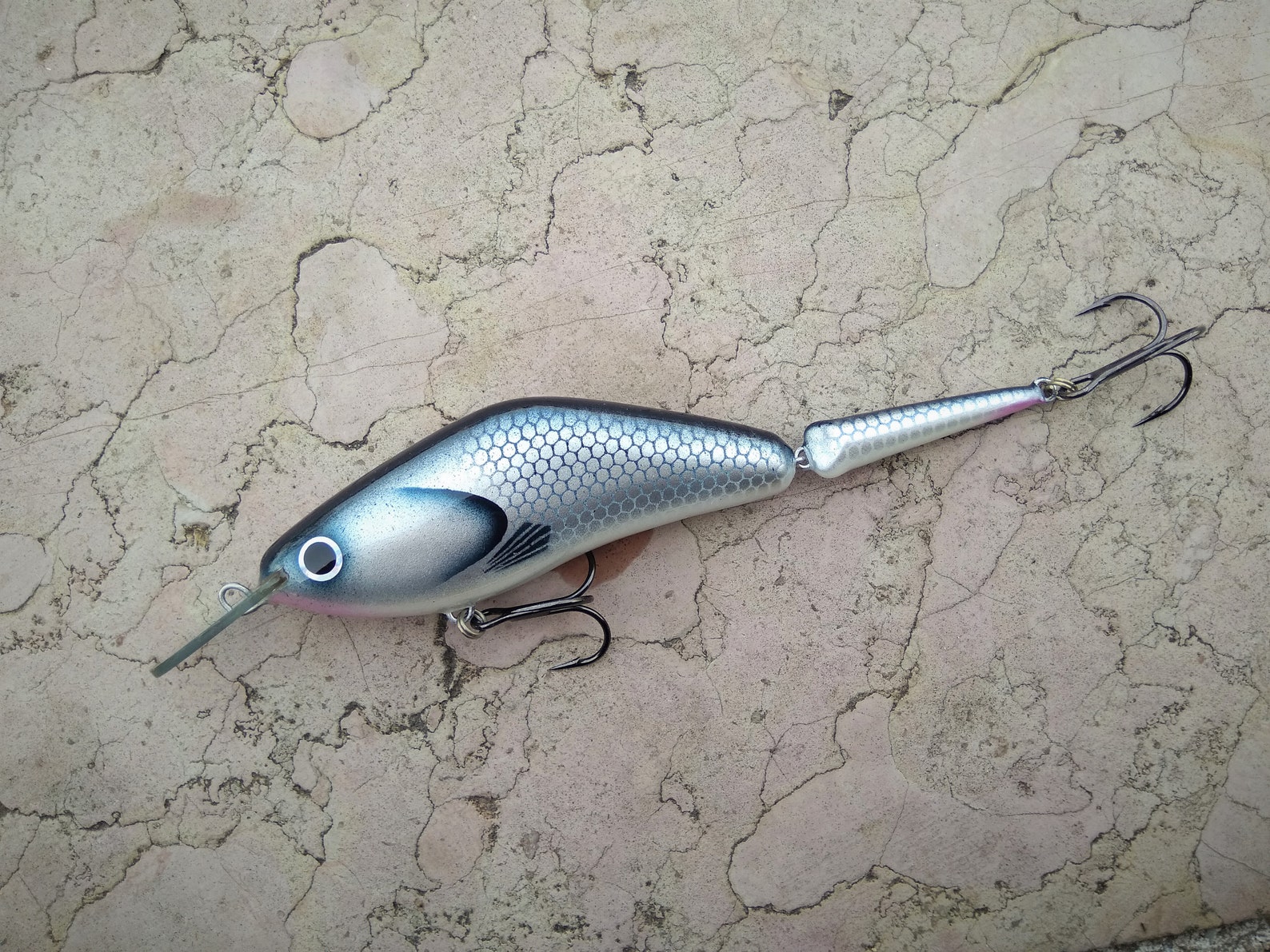 Custom Jointed Wooden Lure 10cm | Etsy