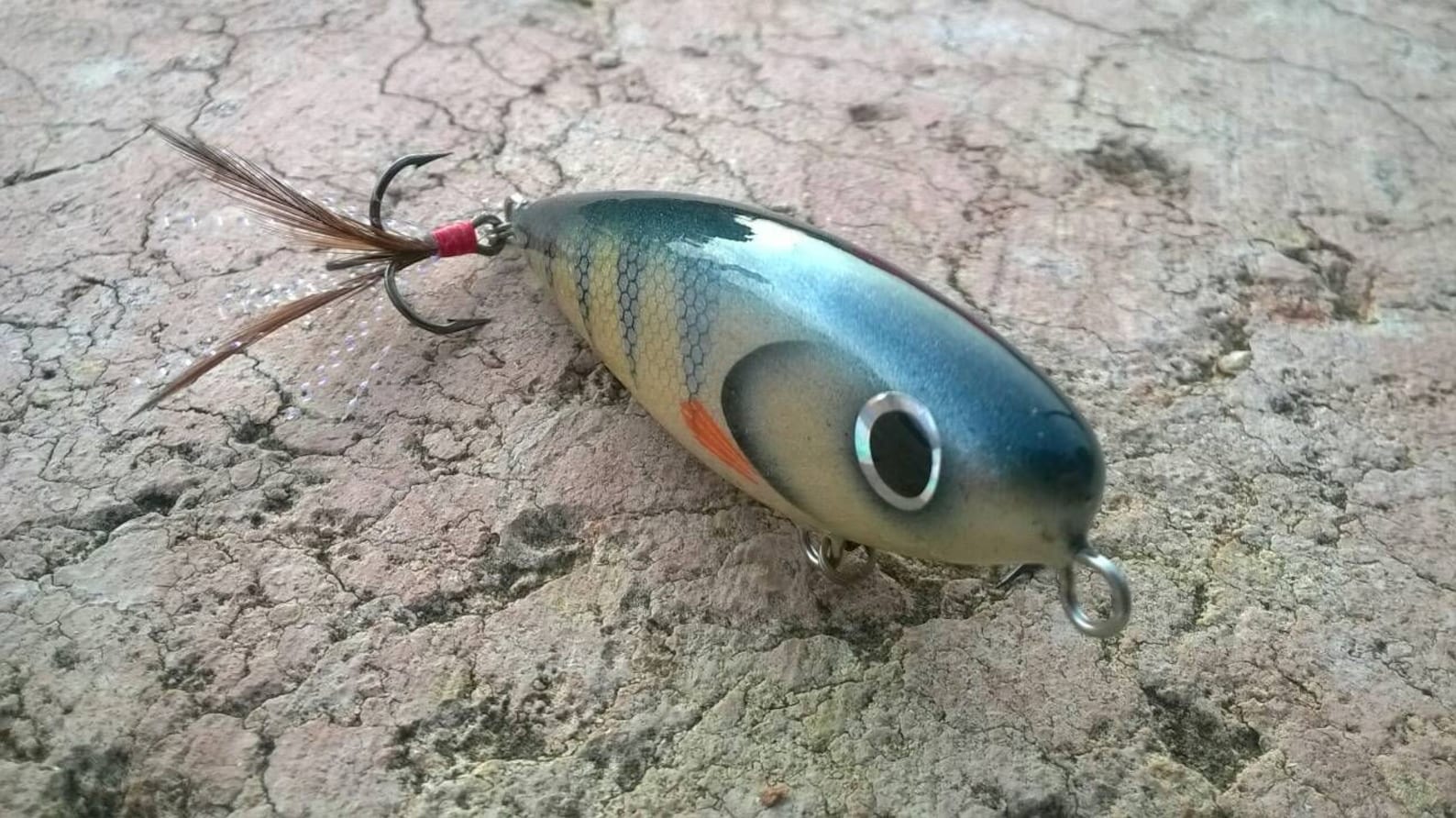Perch Lure Balsa Wood Surface Lure - Etsy