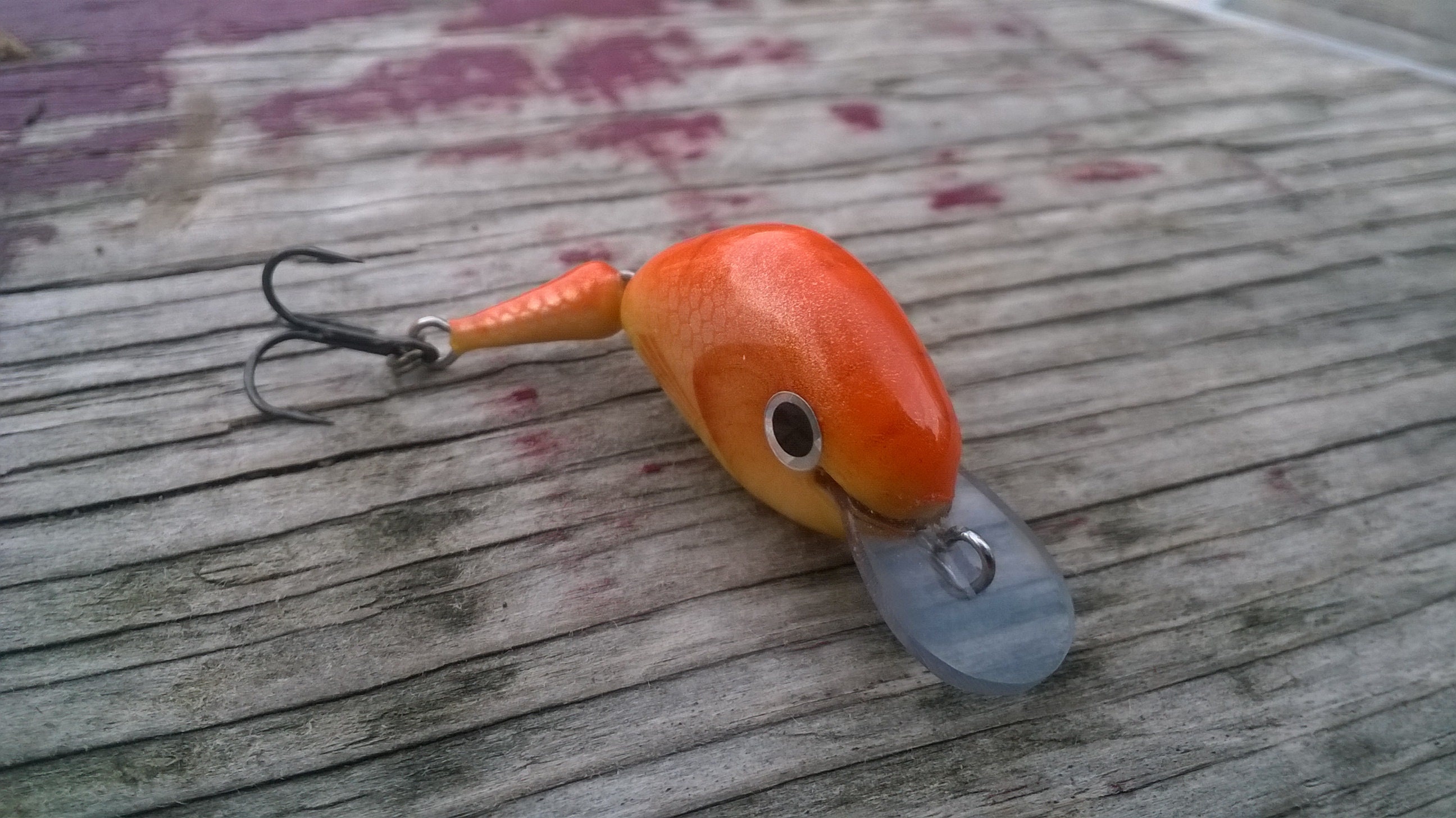 Micro Jointed Ultra Light Orange Fishing Lure 35mm | Etsy