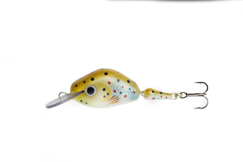 Golden Trout Lure / Micro Jointed Lure / Ultra Light Lure / Balsa Wood ...