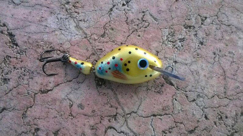 Golden Trout Lure / Micro Jointed Lure / Ultra Light Lure / Balsa Wood ...