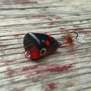 Micro Popper Lure / Wooden Handmade Custom Lure - Etsy