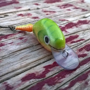Smal Jointed Wooden Fishing Lure - Etsy