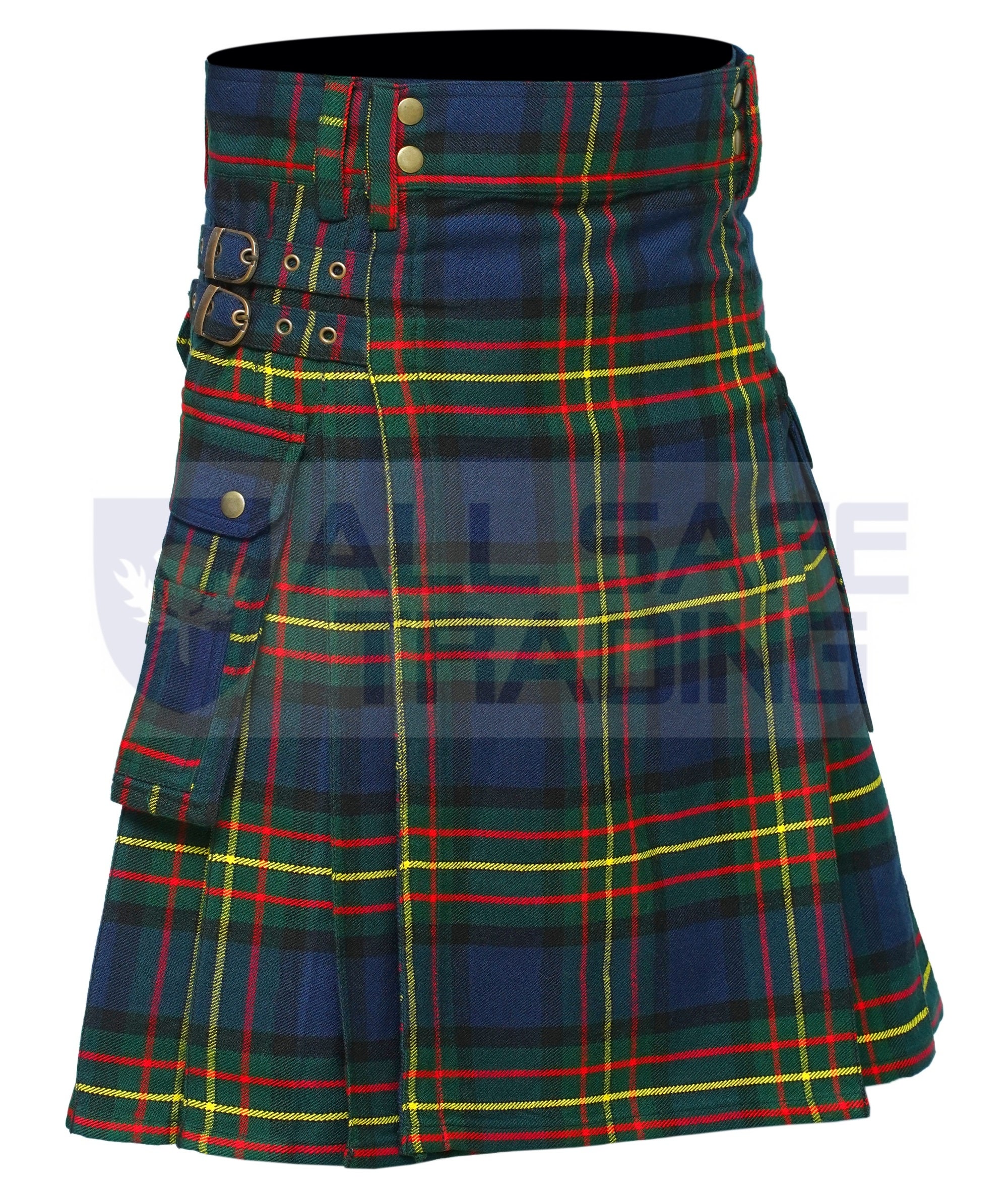 Scottish Mens Utility Kilt Maclaren, Highland Scottish Men's Handmade ...