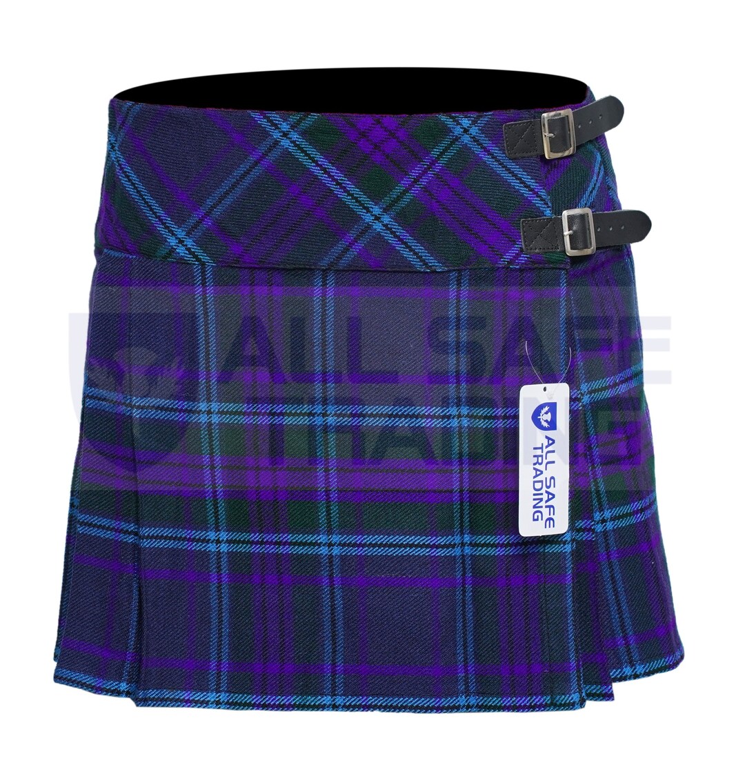 Ladies Tartan Pleated Billi Kilt Skirt, Spirit of Scotland Scottish ...