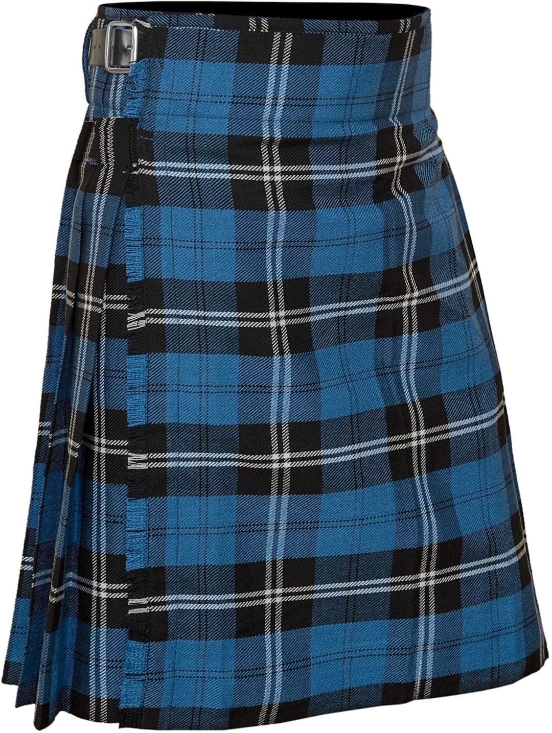 Scottish Men's 5 Yard Blue Ramsay Tartan Kilt,scottish Mens Kilt ...