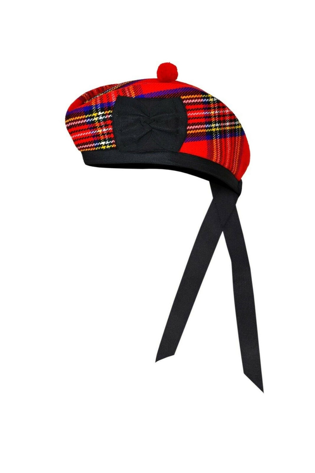 Scottish Glengarry Hat,royal Stewart Highland Weare Cap, Scottish Hat ...