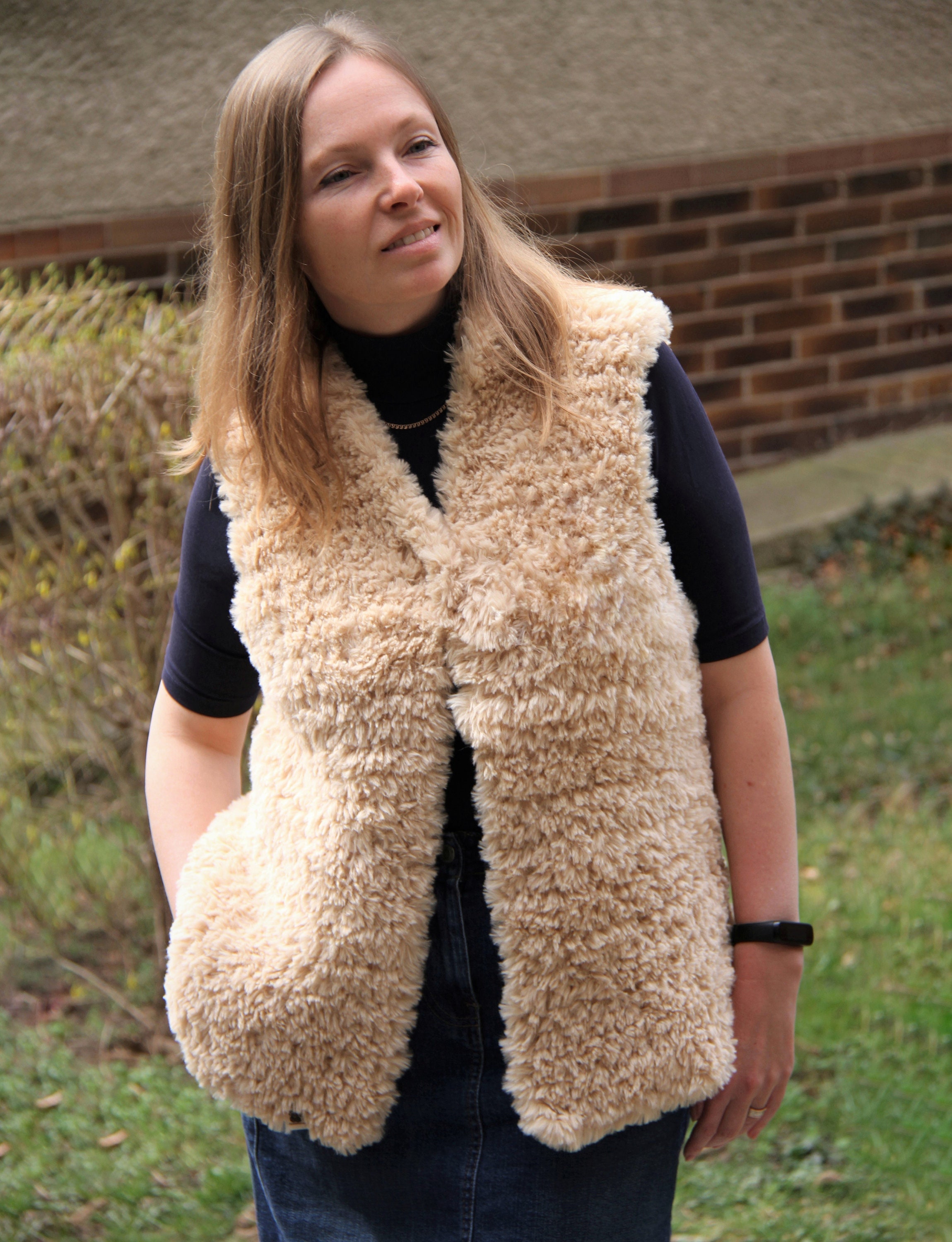 Chinchilla Vest Crochet Pattern, Teddy Bear Vest, Fur Yarn Vest Pattern ...