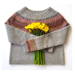 Crochet Sweater Pattern Saturnalia Sizes S-XL, Row by Row Lopapeysa ...
