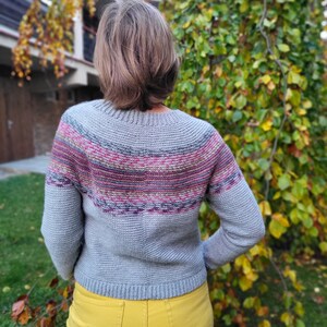 Crochet Sweater Pattern Saturnalia Sizes S-XL, Row by Row Lopapeysa ...