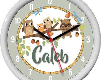 Woodland clocks | Etsy