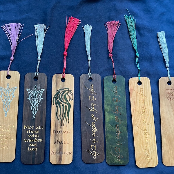 Tolkien Bookmarks - Etsy